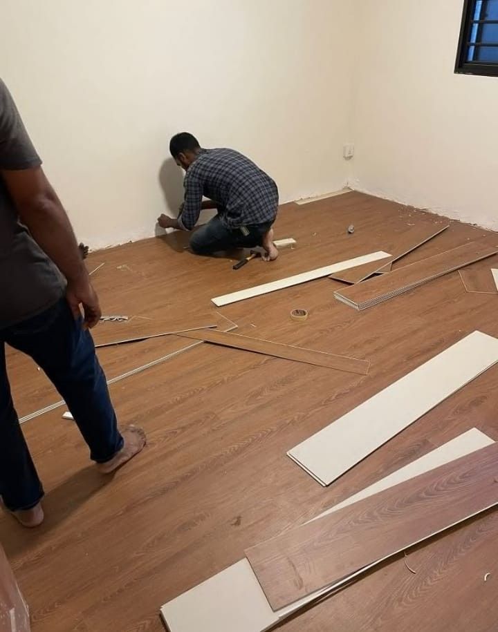 Hacking, cement screeding, disposal, dismantle, leveling, epoxy, full ...