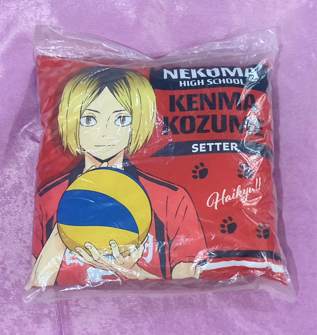 Haikyuu Kenma Kozume Pillow, Hobbies & Toys, Memorabilia & Collectibles ...