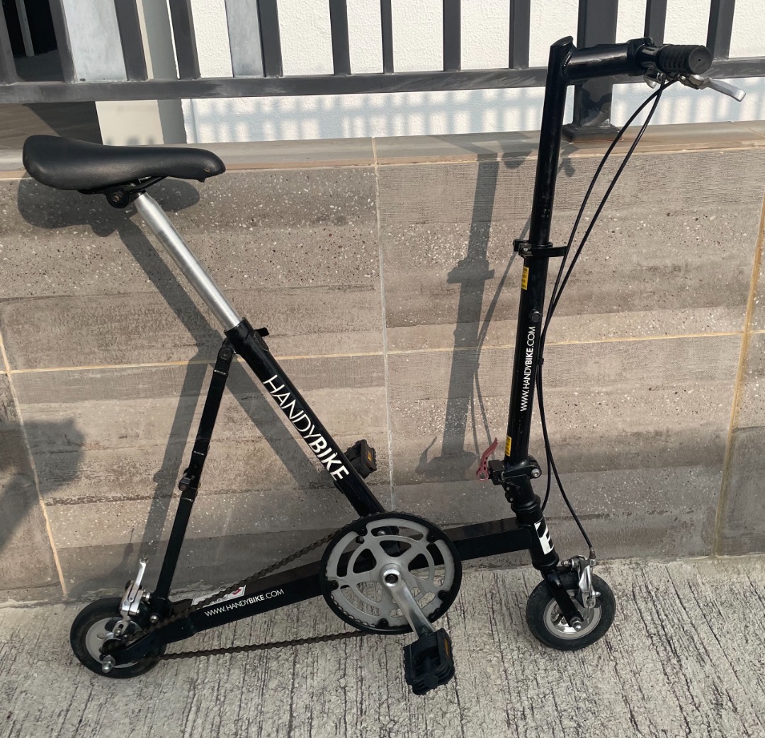 罕有收藏HANDYBIKE 6 德國設計台灣製造 not carry me / strida / dahon, 運動產品, 單車及配件, 單車 ...