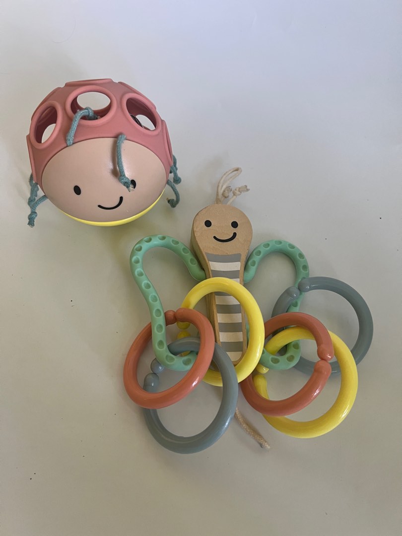 Hape Busy Bug Roll and Linking Butterfly, Babies & Kids, Infant Playtime on Carousell