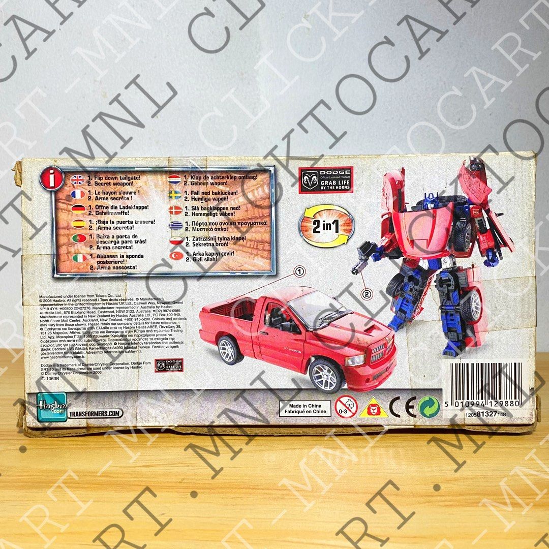 Hasbro Transformers Alternators Optimus Prime Dodge Ram SRT-10, Hobbies ...