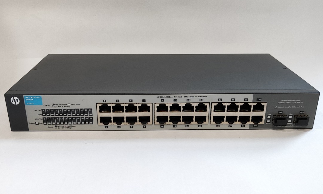 HP 1410-24G ProCurve Gigabit Network Switch J9561A, Computers & Tech ...