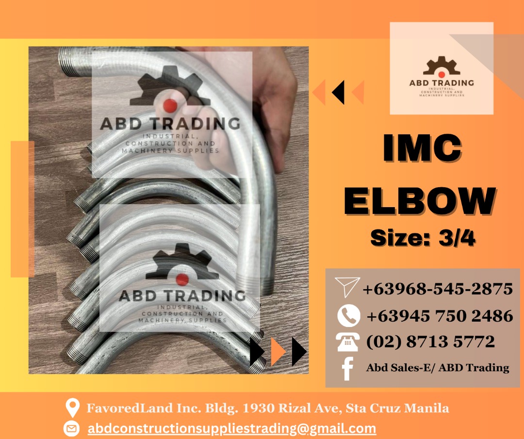 IMC ELBOW, Commercial & Industrial, Construction Tools & Equipment on ...