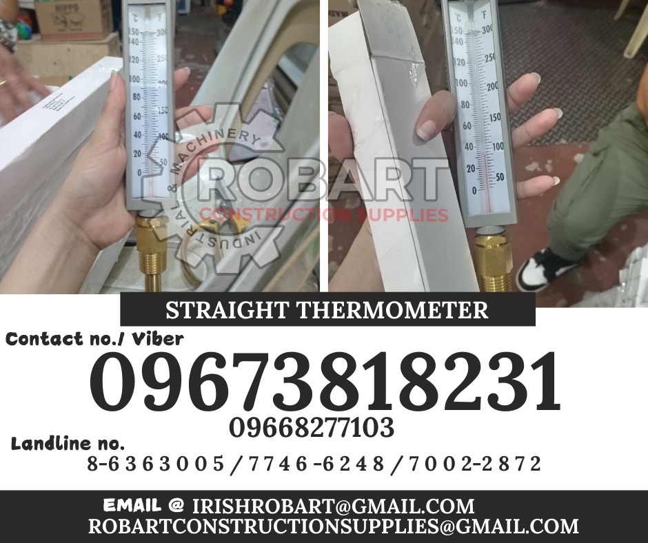 Industrial Straight Thermometer, Commercial & Industrial, Construction ...