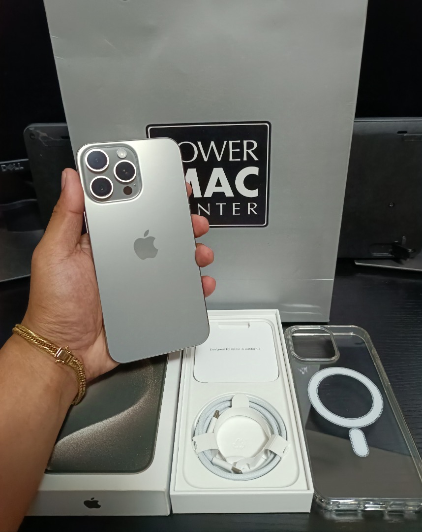 Iphone 15 promax 512gb Natural titanium factory unlocked ntc local ...