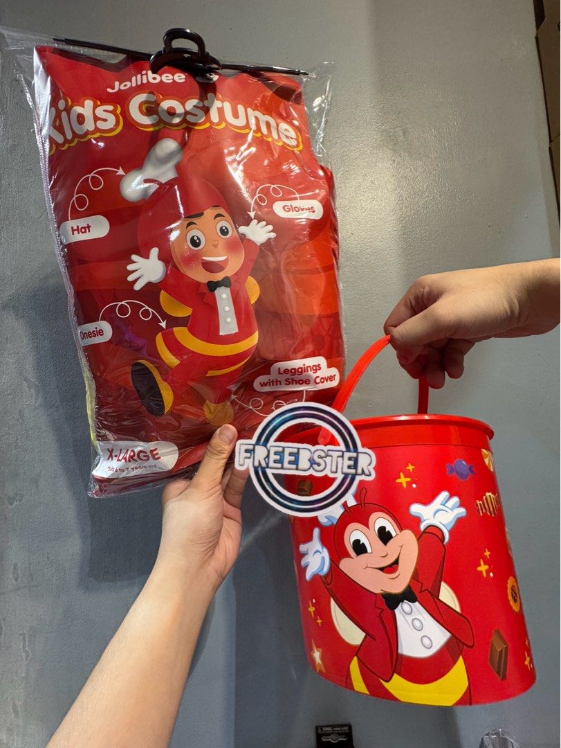 Jollibee Jollyween (Jollibee Costume and Jollibee Halloween Bucket ...