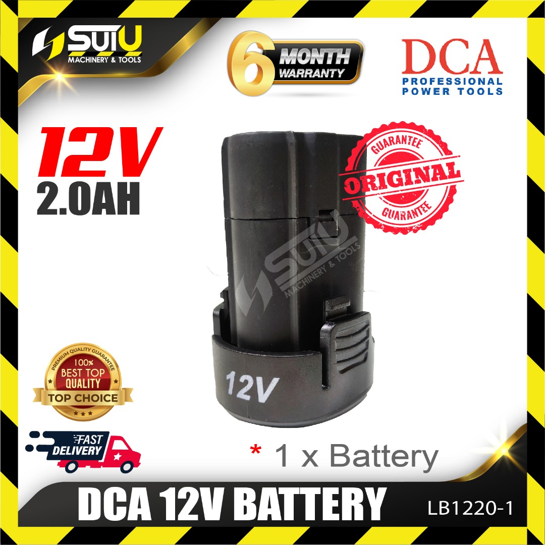 [LIMITED OFFER] DCA / DONG CHENG LB1220-1 12V 2.0Ah Battery (1xBattery ...