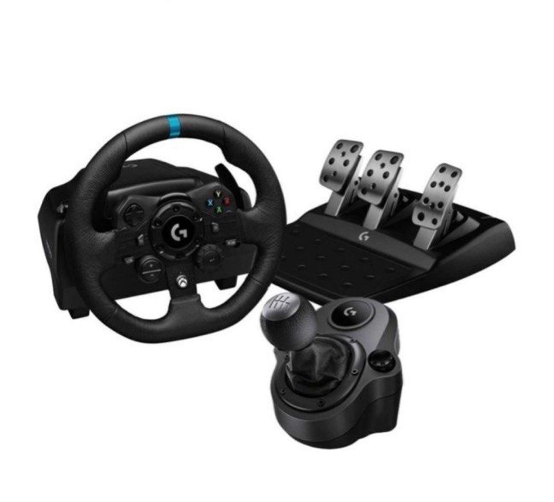 Logitech G923 full set (free xbox controller + rigs), Video Gaming ...