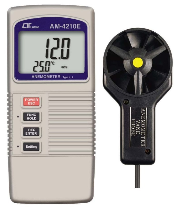 Lutron AM-4201E Anemometer Temperature Type K-J, Antik, Lainnya di ...