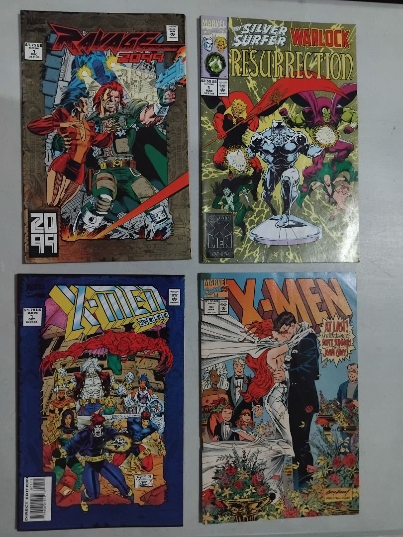 Marvel Comics Bundle of 4 - X-Men 2099, X-Men The Wedding, Ravage 2099 ...