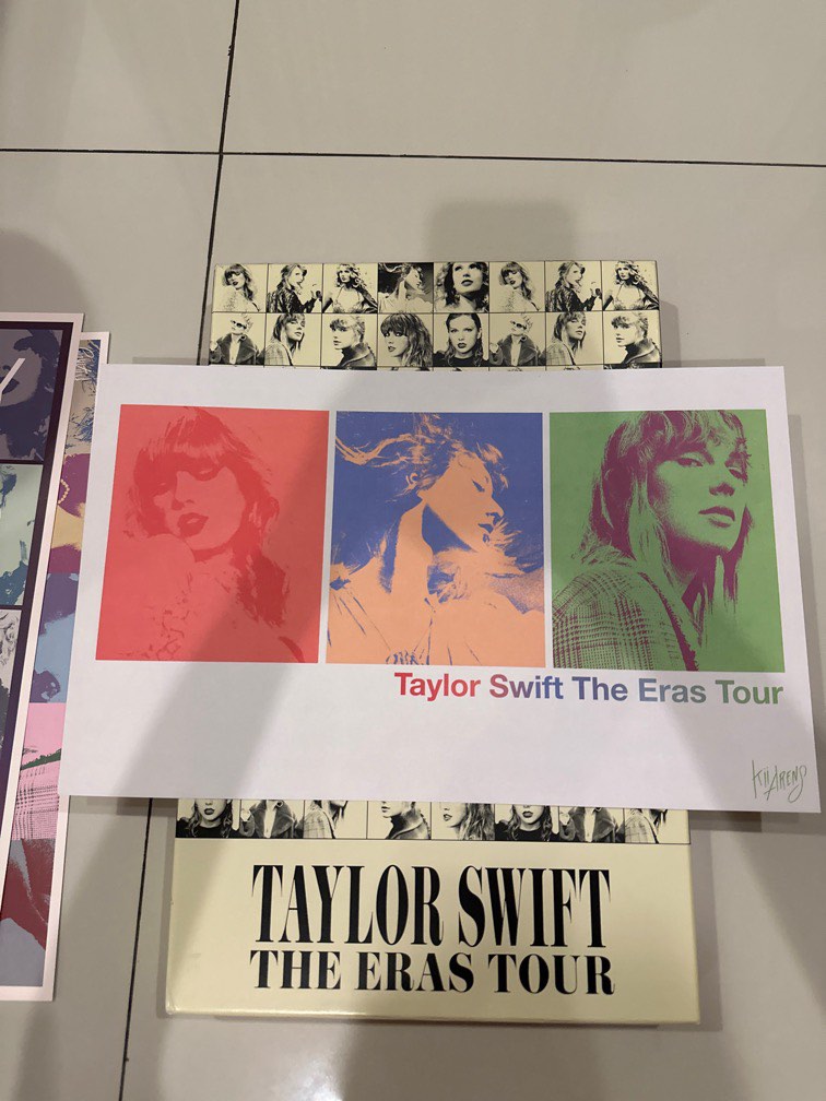 Merch Poster taylor swift eras tour original 100%, Toys & Collectibles ...