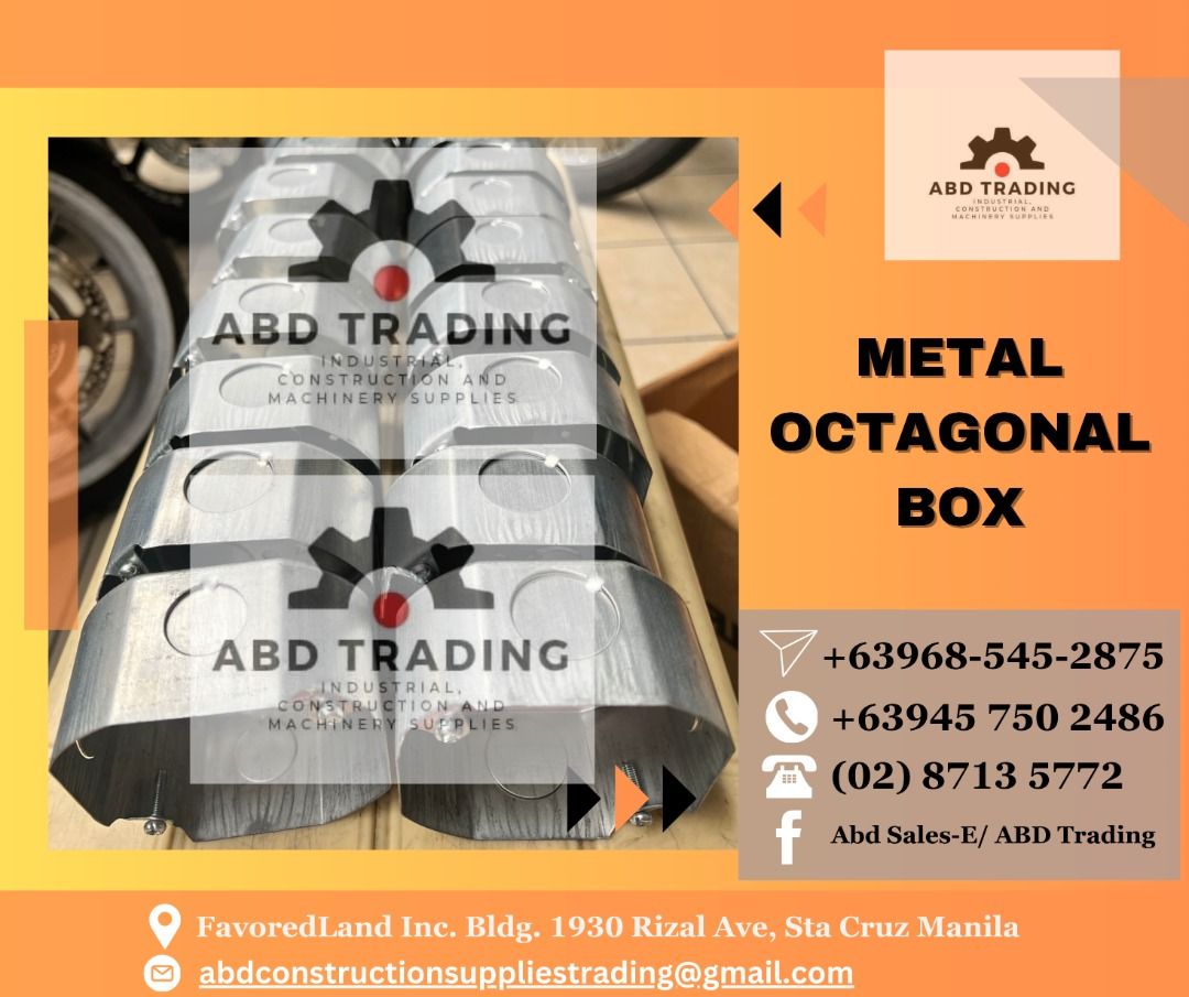 METAL OCTAGONAL BOX, Commercial & Industrial, Construction Tools ...