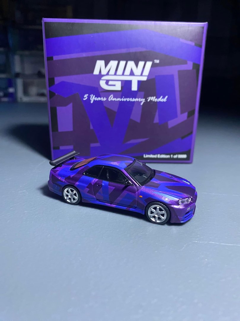 MiniGT R34 Anniversary Model (Limited Edition), Hobbies & Toys, Toys ...