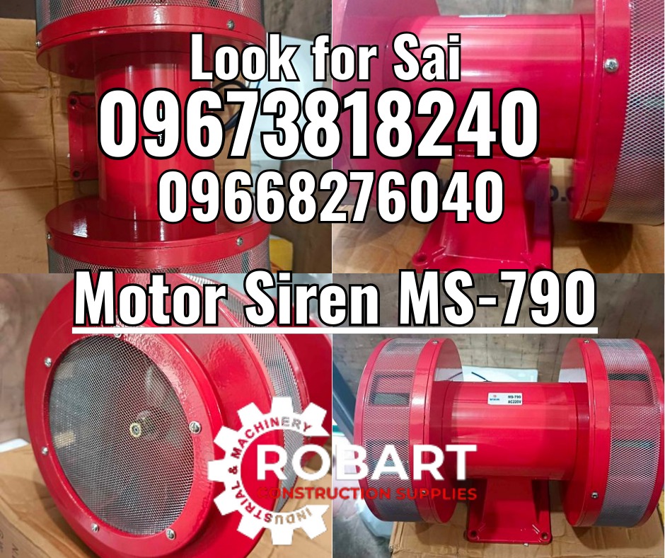 Motor Siren MS-790, Commercial & Industrial, Construction Tools ...