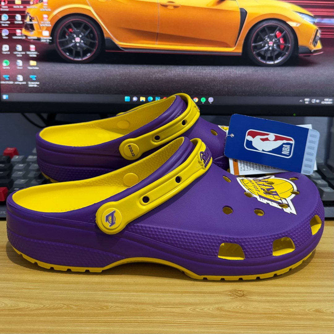 NBA LOS ANGELES LAKERS CLASSIC CLOG, Men's Fashion, Footwear, Slippers ...