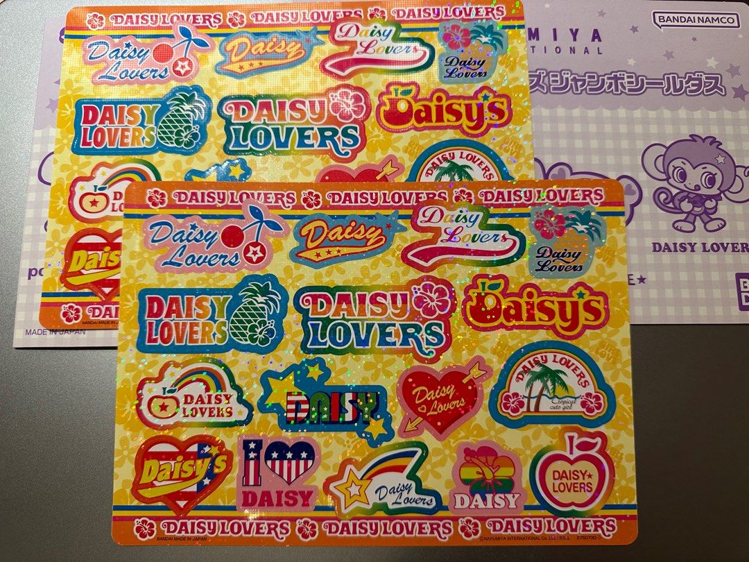 [NEW] Daisy Lovers sticker 貼紙 Angel Blue Mezzo Piano, 興趣及遊戲, 手作＆自家設計, 文具 - Carousell