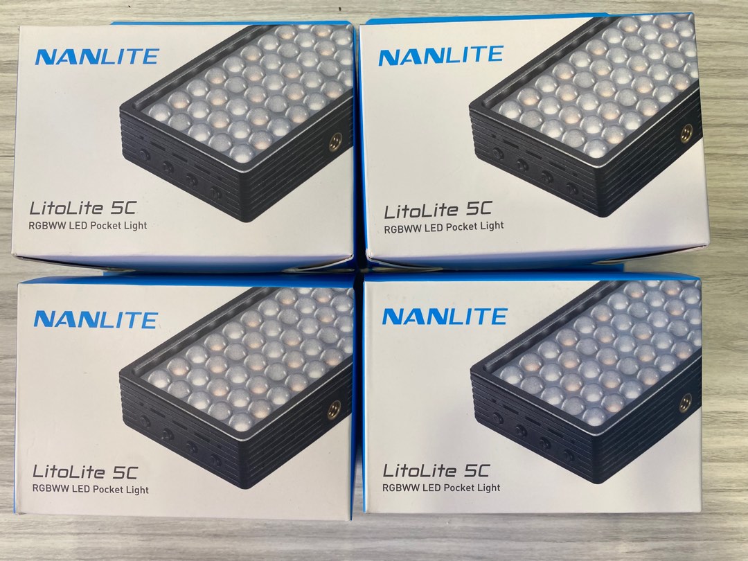 (New Set) Nanlite LitoLite 5C RGBWW Mini LED, Photography, Photography ...