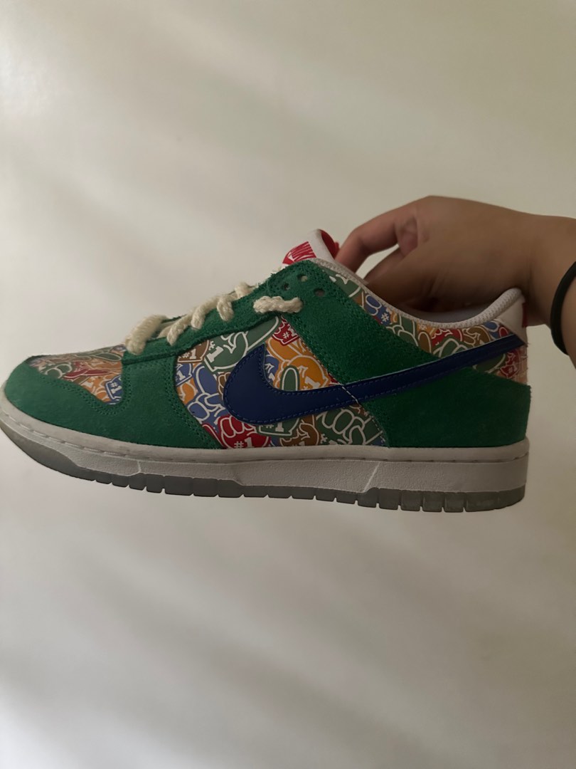 nike dunk low gs “foam finger” stadium green, Women's Fashion, Footwear ...
