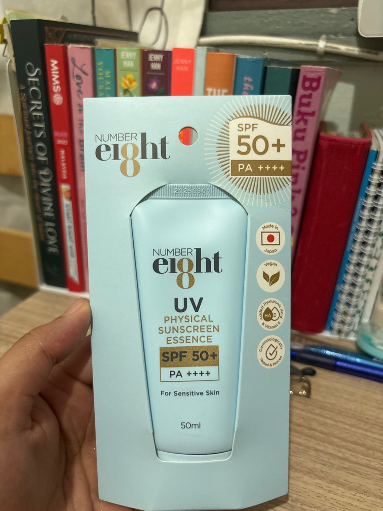 Number eight physical sunscreen essence 50 ml, Beauty & Personal Care ...