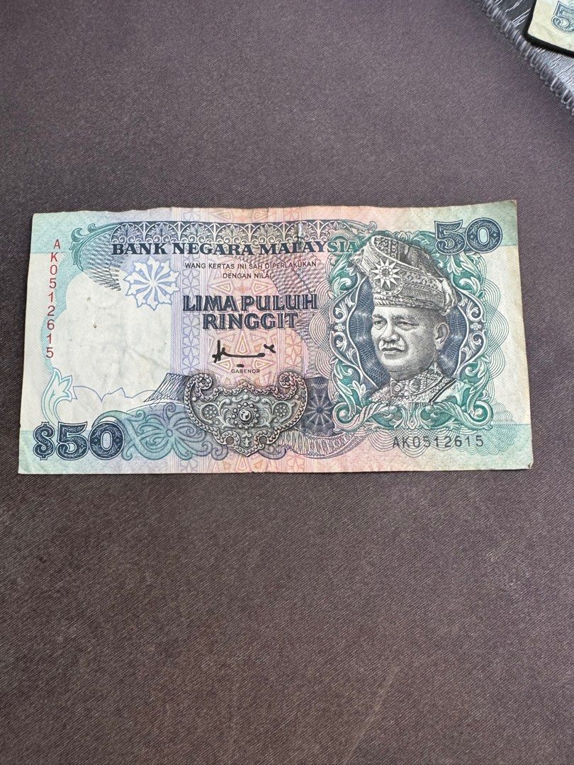 Old rm50 bank note, Hobbies & Toys, Collectibles & Memorabilia ...