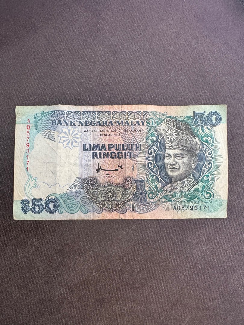 Old Rm50 bank note 1, Hobbies & Toys, Collectibles & Memorabilia ...