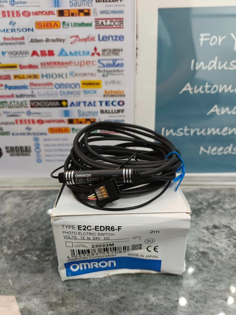 OMRON Photo Electric Switch | E2C-EDR6-F, Commercial & Industrial, Construction Tools ...