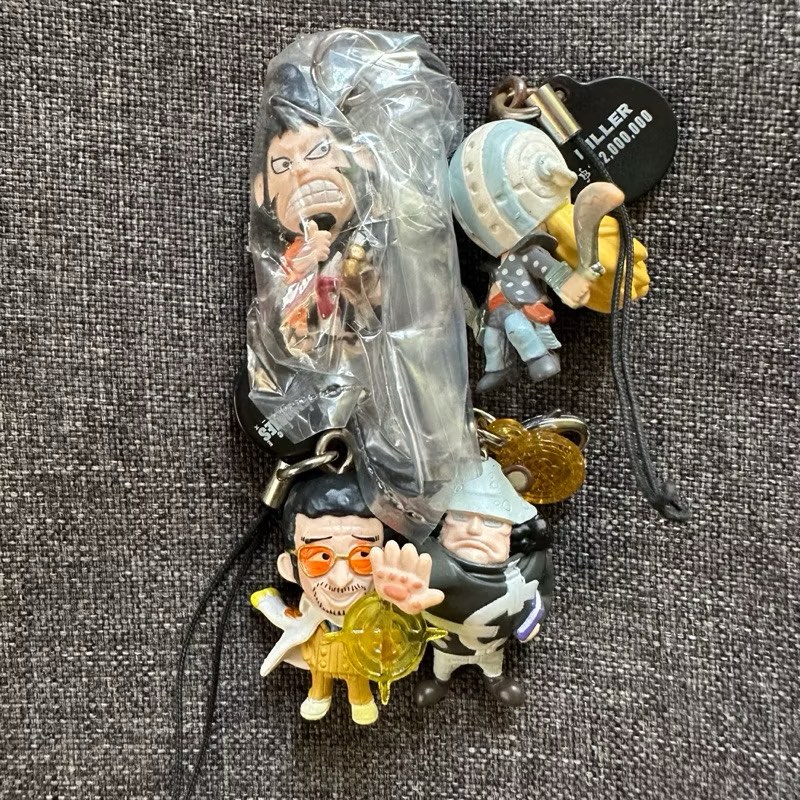 One Piece Anime Bundle - 4 pcs (Killer Character Figure Charm, Kinemon ...
