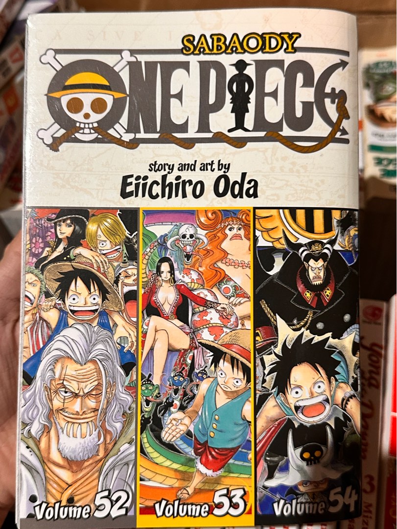 One Piece Vol 52-53-54 Omnibus, Hobbies & Toys, Books & Magazines ...