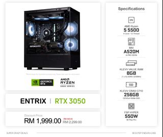 GAMING PC (RTX 3060 TI + R5 5500), Computers & Tech, Desktops on Carousell