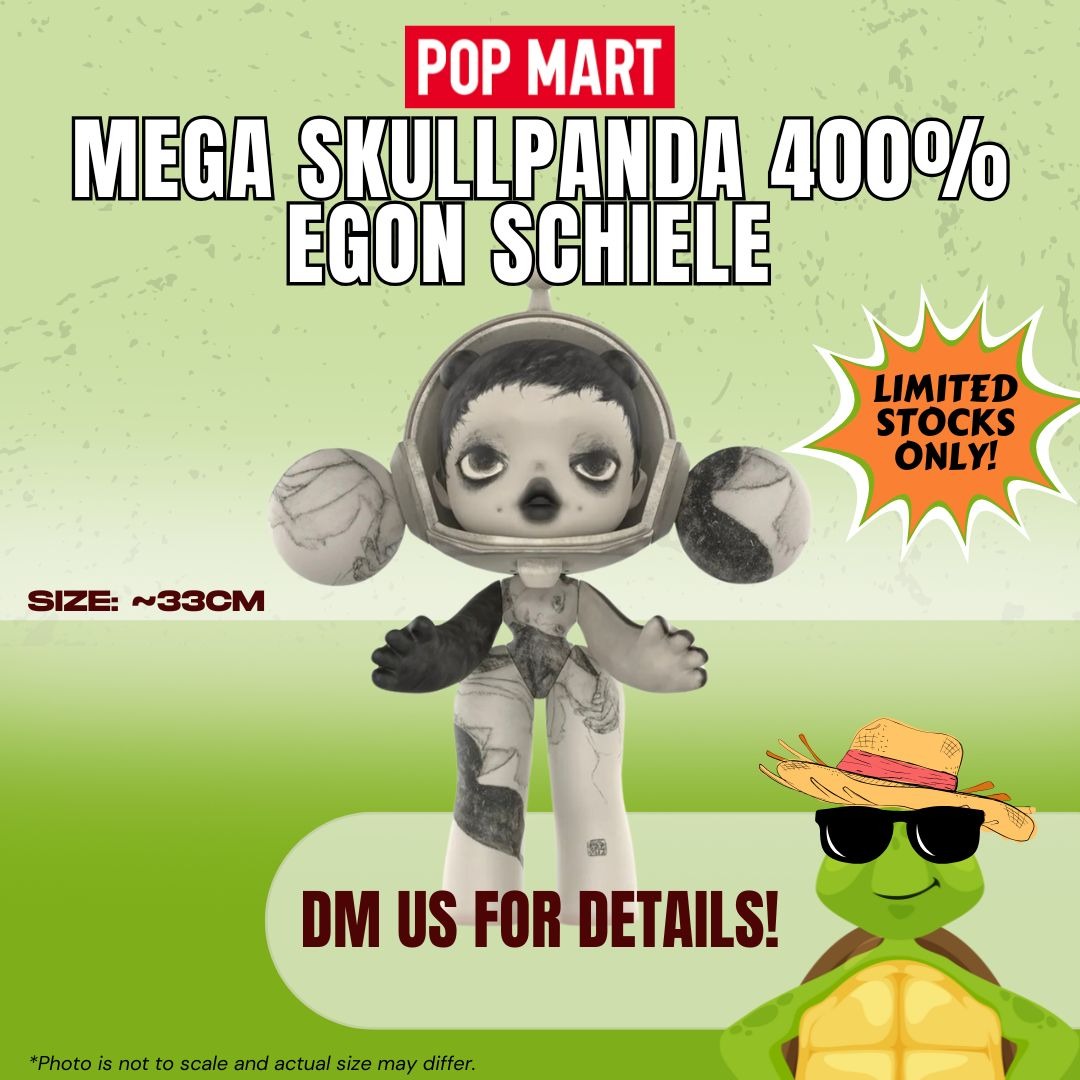 POPMART | MEGA SKULLPANDA 400% EGON SCHIELE, Hobbies & Toys, Toys ...