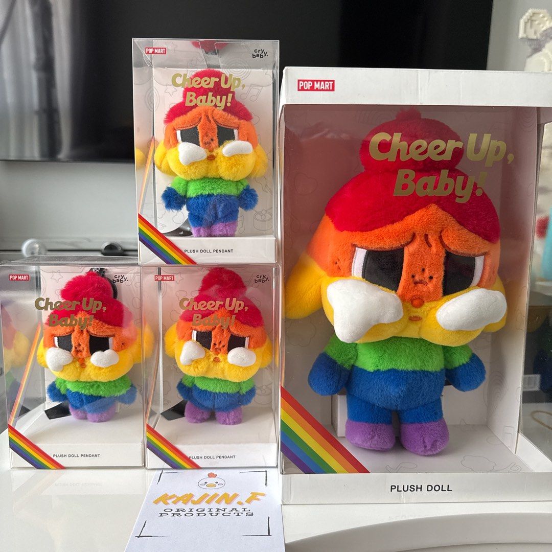 POPMART CHEER UP, BABY - CRYBABY /LABUBU V1 V2 ORIGINAL ITEMS, Hobbies ...