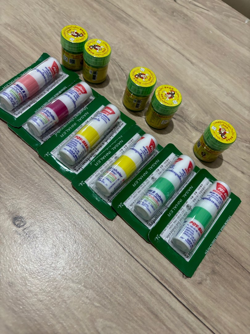 Poy-sian Thai Nasal Inhaler set, Beauty & Personal Care, Fragrance ...