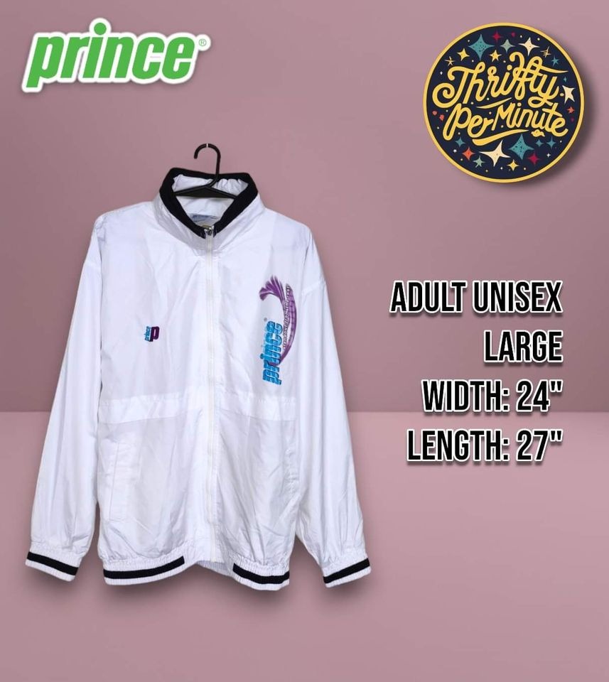 Prince Vintage style windbreaker jacket with pocketable hood, Men's ...