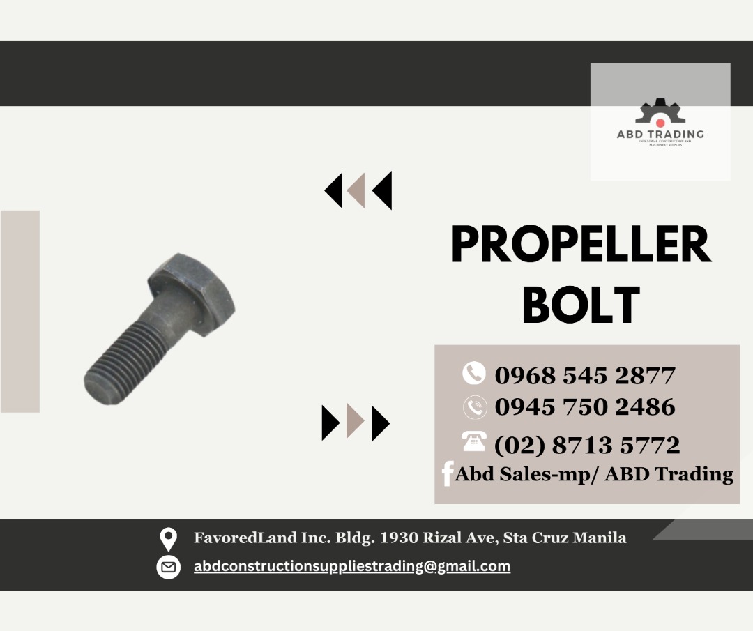 PROPELLER BOLT, Commercial & Industrial, Construction Tools & Equipment ...