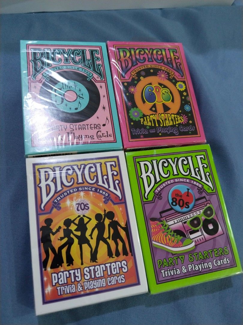 Rare Limited Bicycle 50' 60' 70' 80' playing card by USPCC(fullset), Hobbies & Toys ...