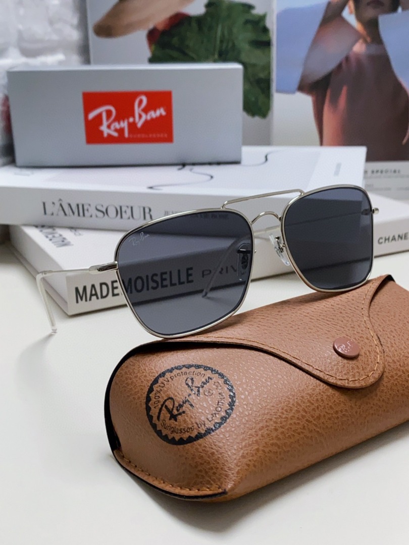 Ray-Ban Concave Square Sunglasses 0RBR0102S, Men's Fashion, Watches ...