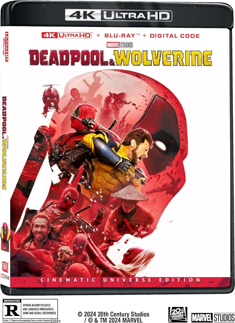Deadpool and Wolverine 4K UHD Blu-Ray PREORDER, Hobbies & Toys, Music ...