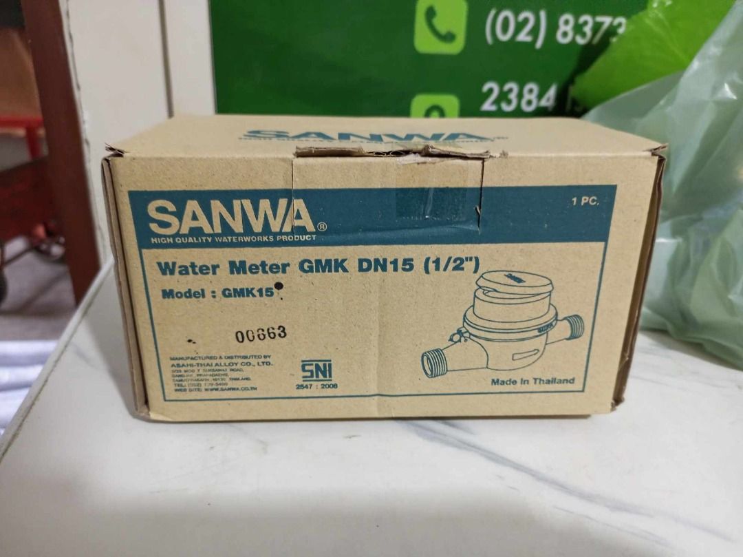 Sanwa Water Meter, Commercial & Industrial, Industrial Equipment on Carousell