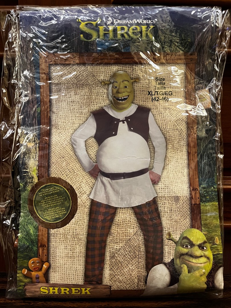 Shrek Adult Costume, Hobbies & Toys, Toys & Games on Carousell