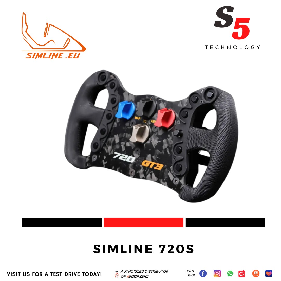 Simline 720s 2024 / Racing simulator wheel / racing wheel / formula ...