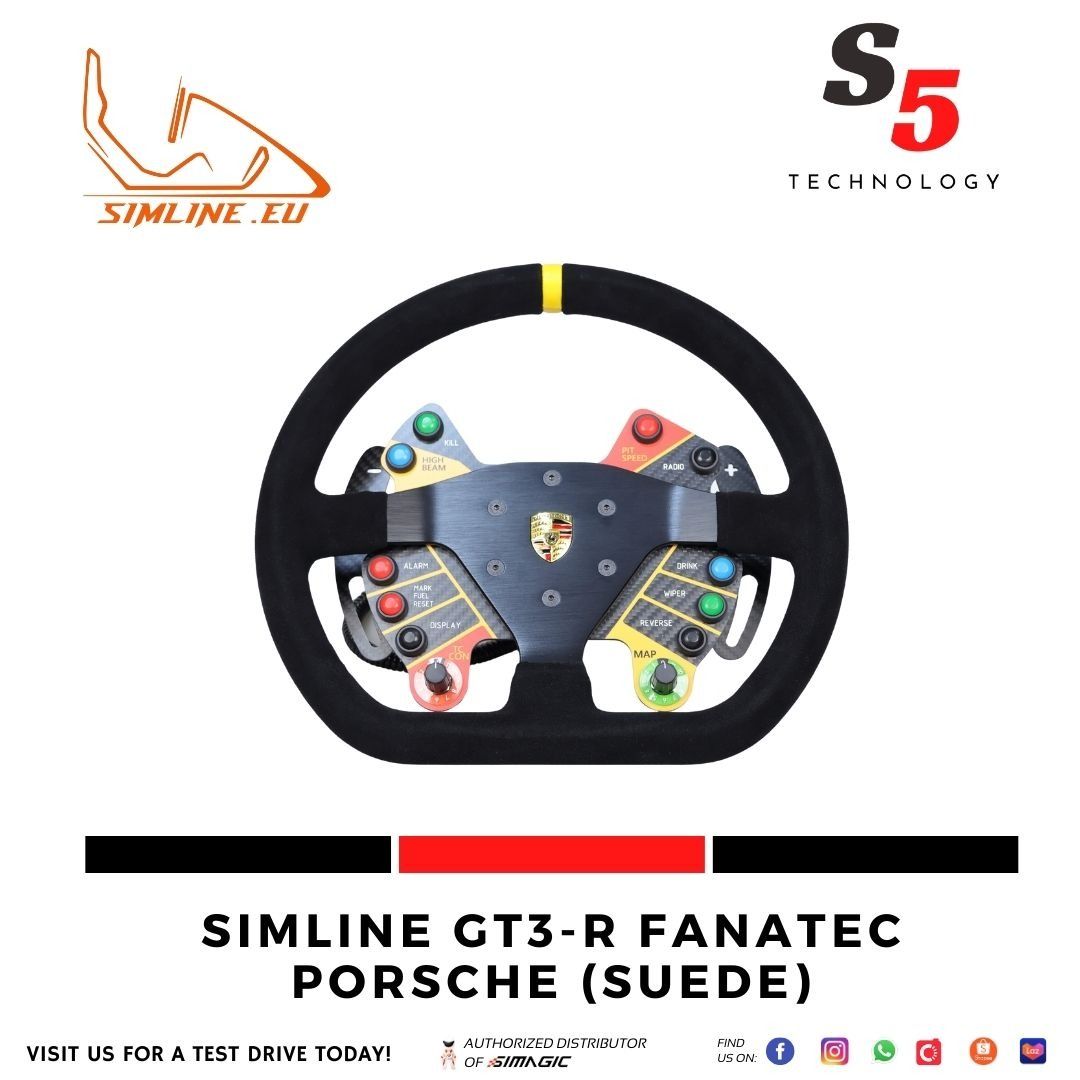 Simline GT3-R Fanatec Porsche / Porsche / Racing simulator wheel ...