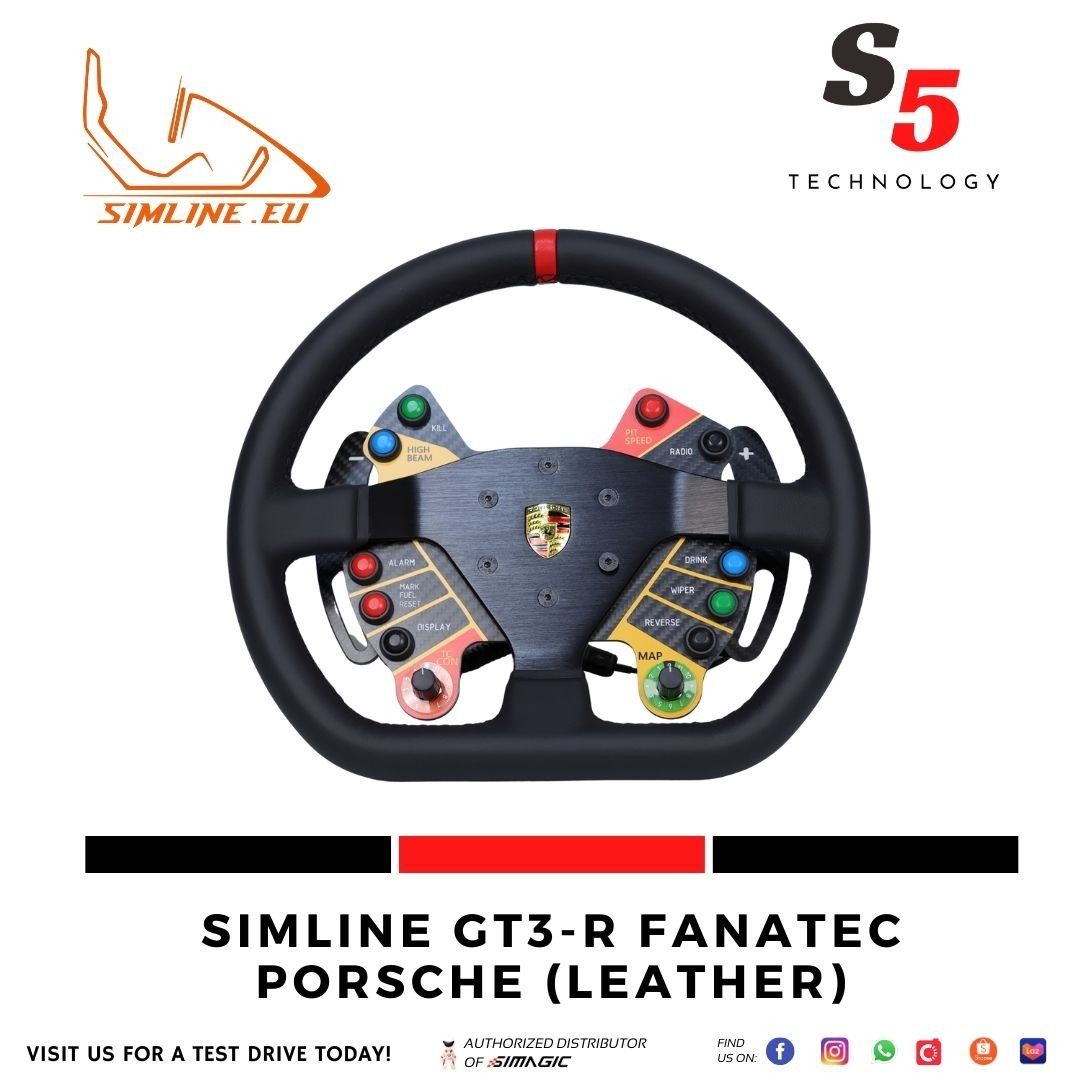 Simline GT3-R Fanatec Porsche / Porsche / Racing simulator wheel ...