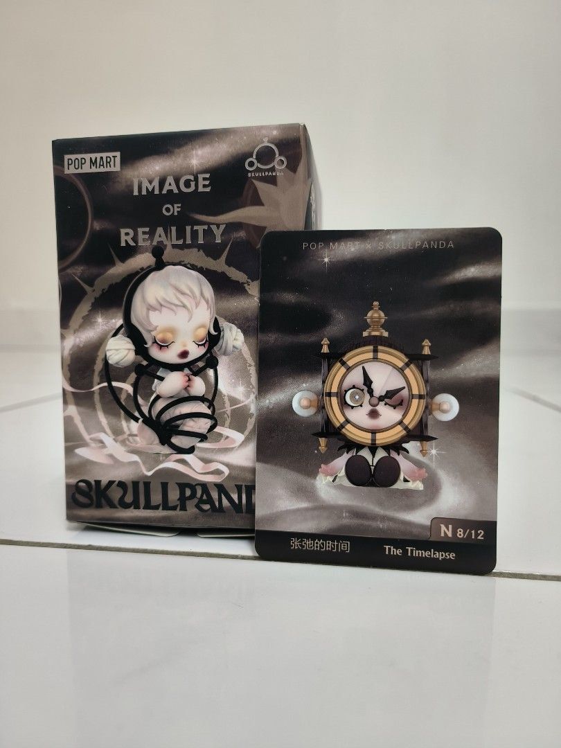 SKULLPANDA POP MART x SKULLPANDA Image of Reality- The Timelapse RARE ...