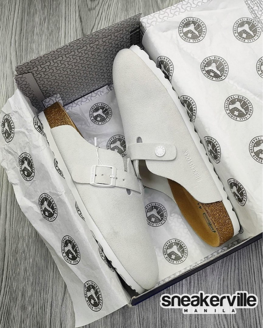 Birks clogs suade, Women's Fashion, Footwear, Slippers and slides on ...