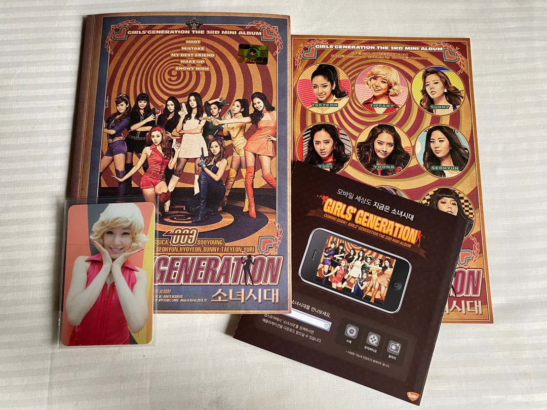 Snsd girls generation hoot kr press with tiffany pc, Hobbies & Toys ...