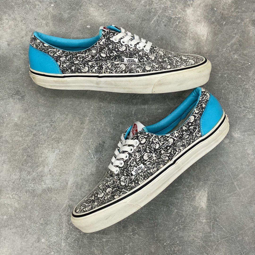 Stussy x Vans Vault Era LX Skull UK9 US10 Black White Rare, Men's ...