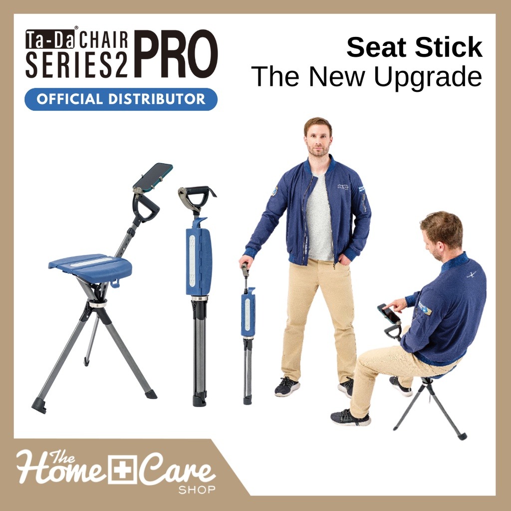Ta-Da Chair 2 Pro 2-in-1 Walking Seat Stick with Carrying Bag | Made in ...