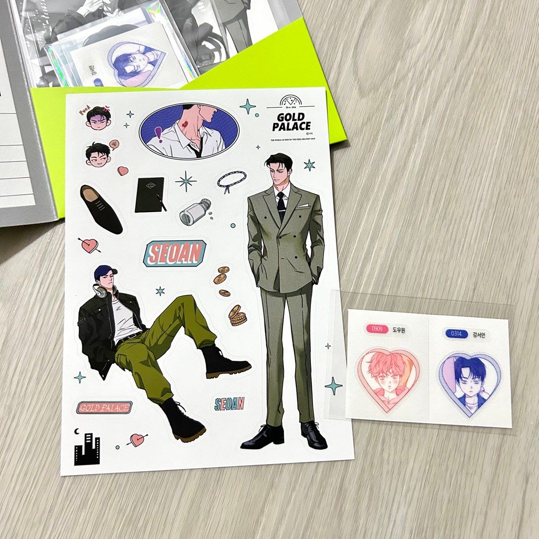 The Pizza Delivery Man and The Gold Palace BL MANHWA MERCH LEZHIN ...
