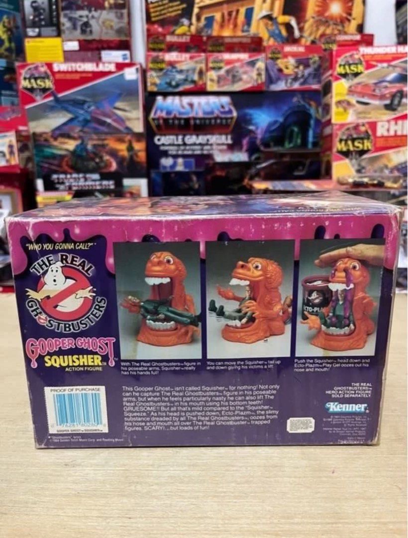 THE REAL GHOSTBUSTERS GOOPER GHOST SQUISHER GHOST ACTION FIGURE (1987 ...