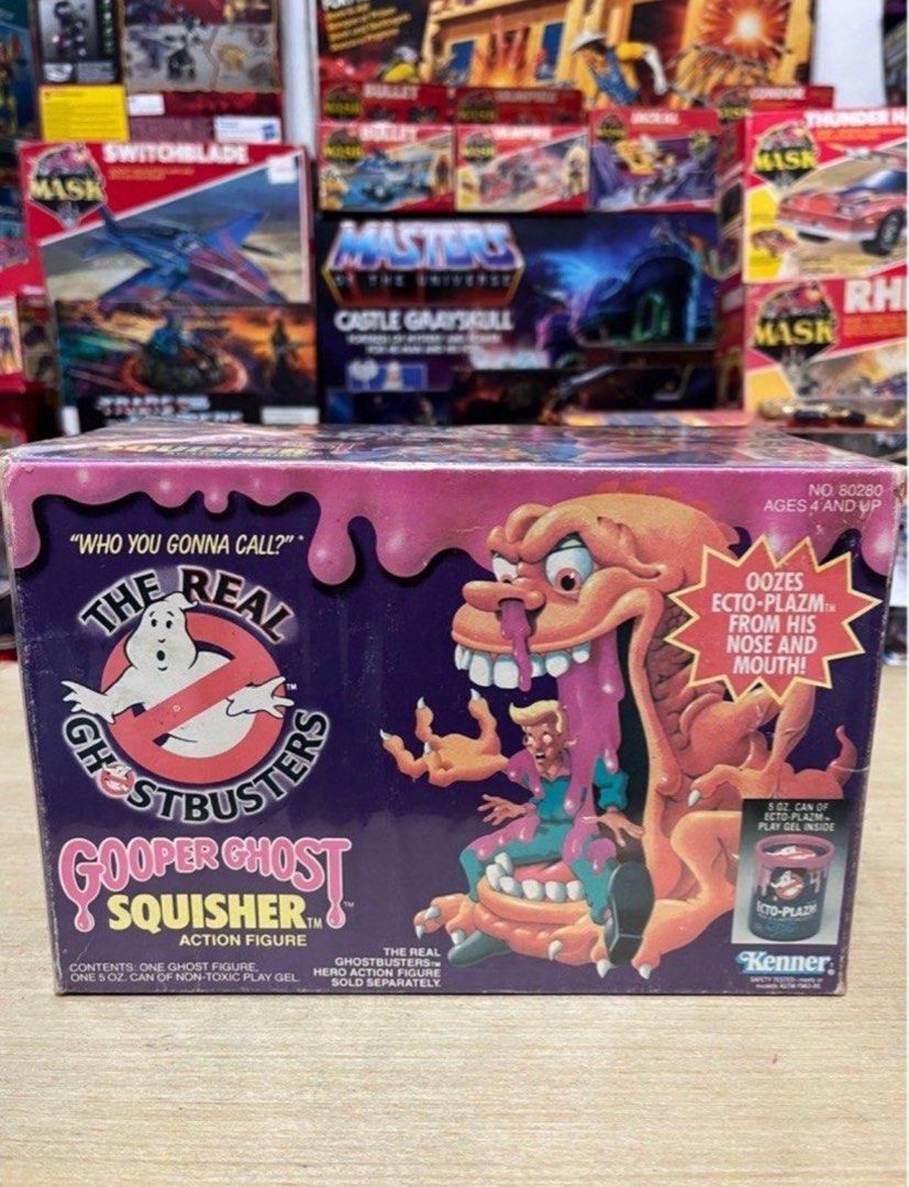 THE REAL GHOSTBUSTERS GOOPER GHOST SQUISHER GHOST ACTION FIGURE (1987 ...